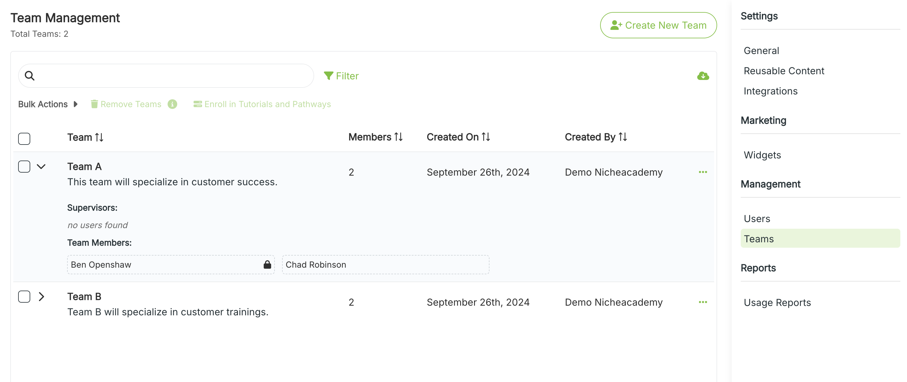 Platform Release Notes - Niche Academy